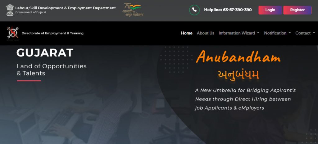 Anubandham Gujarat Rojgar Portal Registration, Log in @anubandham ...