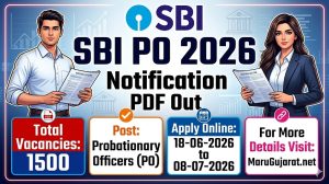 SBI PO 2026 Notification PDF Out, Apply Online for 1500 Posts ...