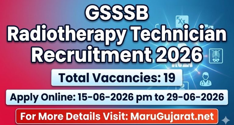 GSSSB Radiotherapy Technician Recruitment 2026 Apply Online for 19 ...